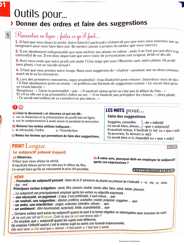 Donner Des Ordres Et Faire Des Suggestions | PDF