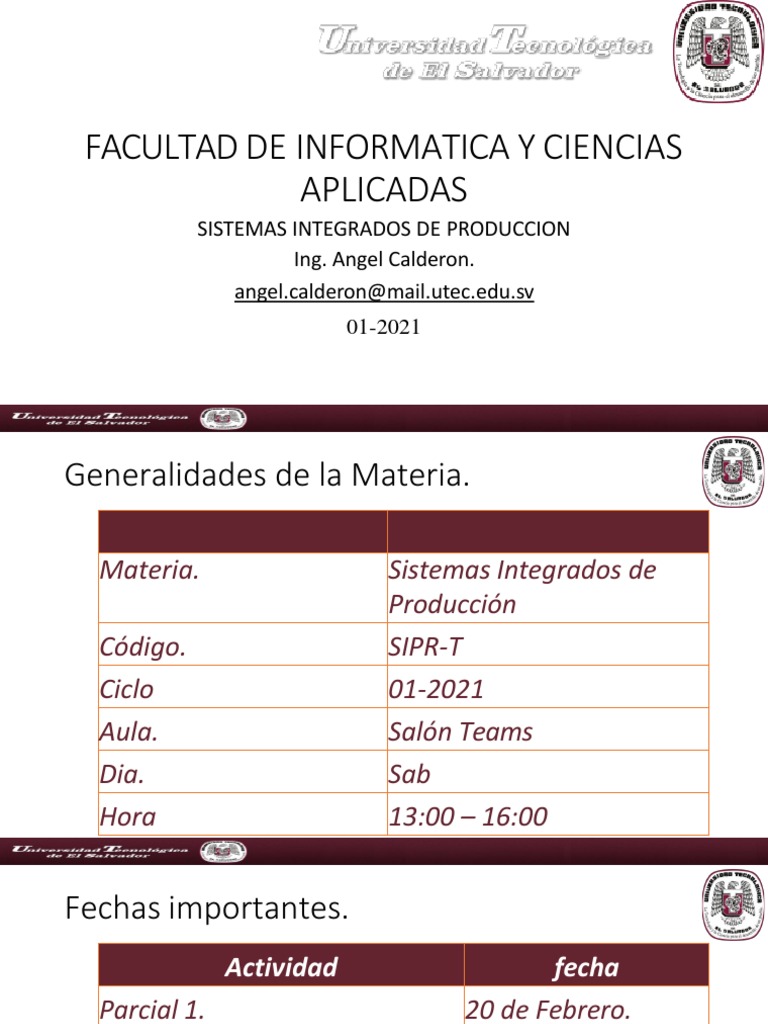 01 Informacion General | PDF