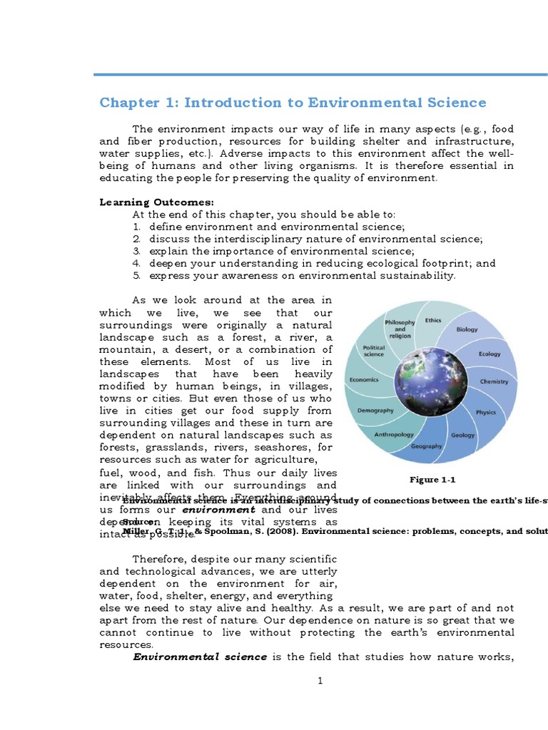 Introduction to Environmental Science | PDF | Sustainability | Natural ...