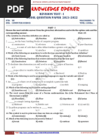 Python Sample Paper | PDF | Method (Computer Programming) | Bracket