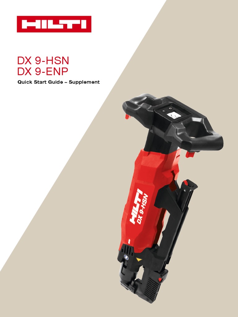 DX 9-HSN/ENP Quick Start Guide | PDF | Cartridge (Firearms) | Mobile App