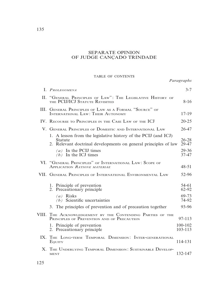 Pulp Mills Case Separate Opinion Trinande | PDF | International Law ...