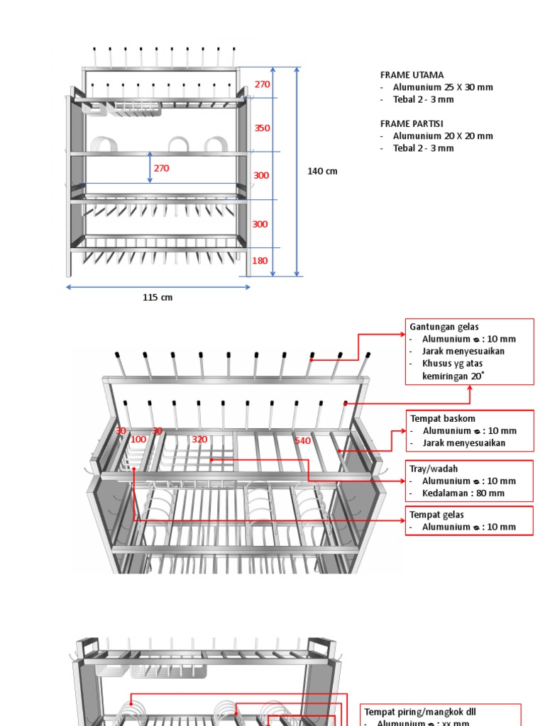 Rak Piring - SKP | PDF