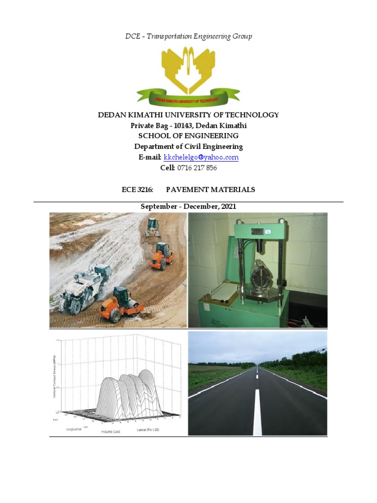 ECE 3216 Pavement Materials-1 | PDF | Cracking (Chemistry) | Asphalt