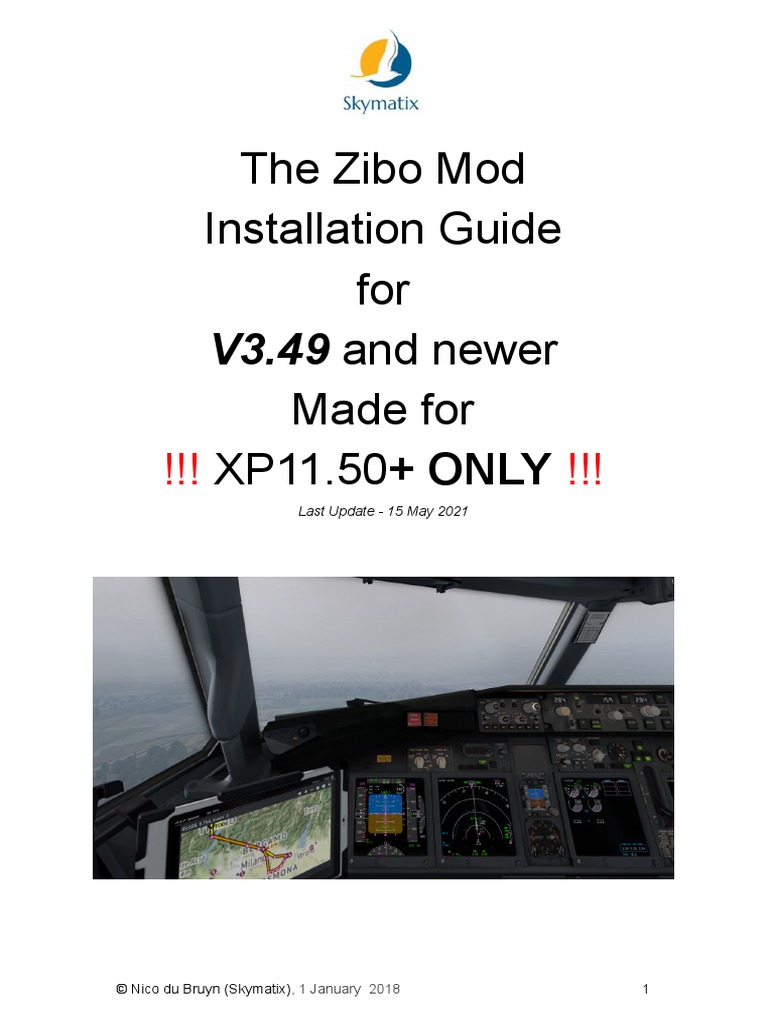 Zibo Install Guide | PDF | Computer File | Zip (File Format)