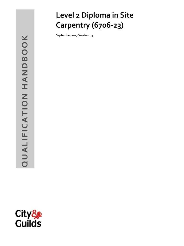 6706-23 l2 Diploma in Site Carpentry Qualification-Handbook v1-3 PDF ...