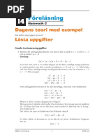 Formelblad Matematik 4 | PDF