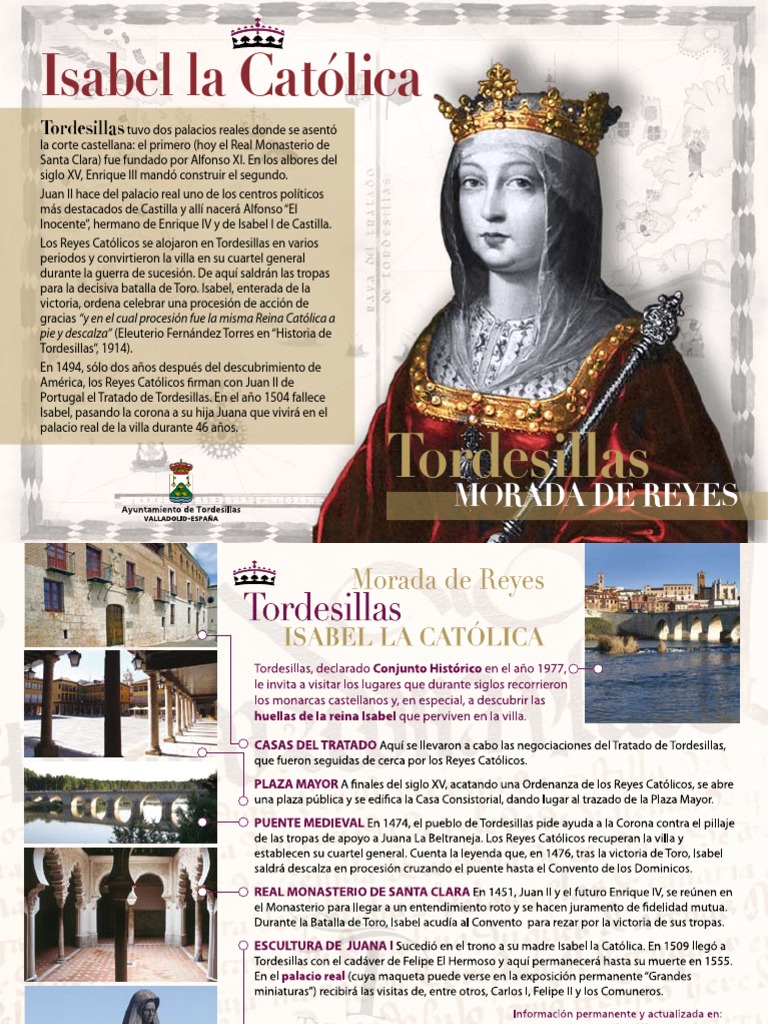 Tordesillas: Morada Real y Tratado Histórico | PDF | Viajes y turismo ...