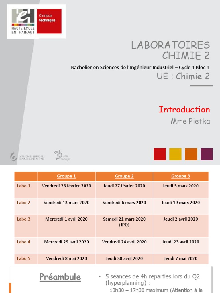 Chimie 2 : Guide des Labos et Évaluations | PDF | Chimie | Titrage