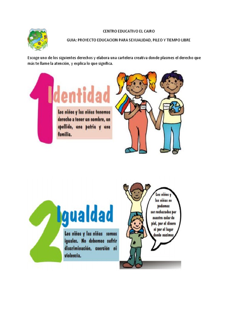 Guia Proyecto Educacion para Sexualidad, Pileo y Tiempo Libre - Undecimo | PDF | Ciencias ...