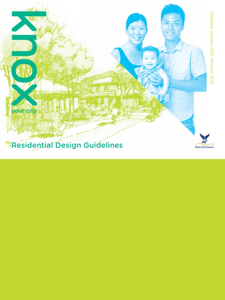Knox Residential Design Guidelines Revised 2019 | PDF | Suburb ...