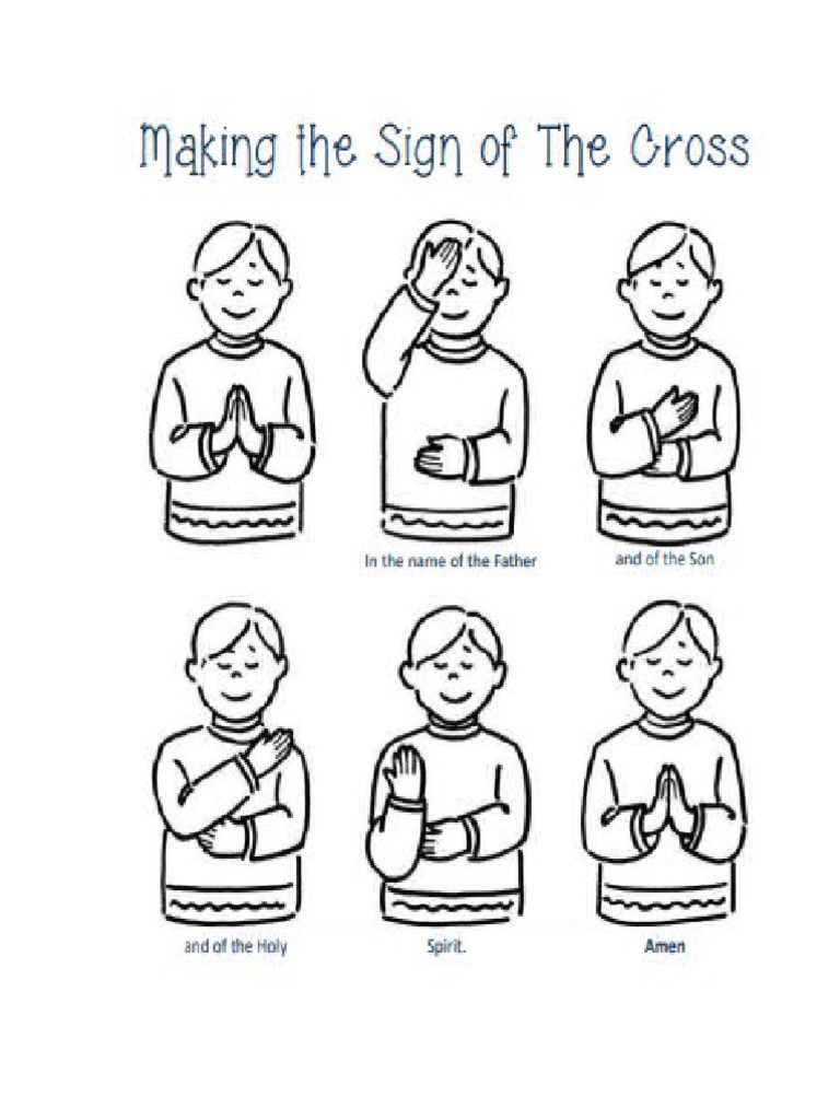 Señal de La Cruz Sign of The Cross | PDF