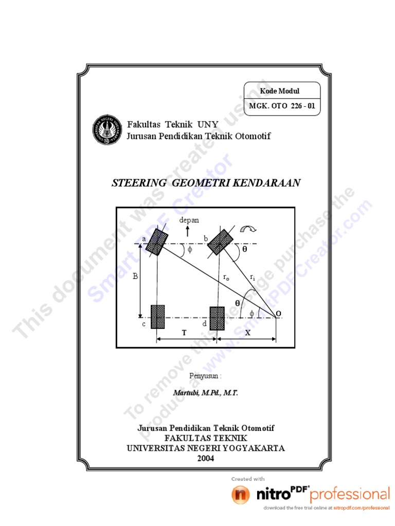 Otomotif Sudut Belok | PDF