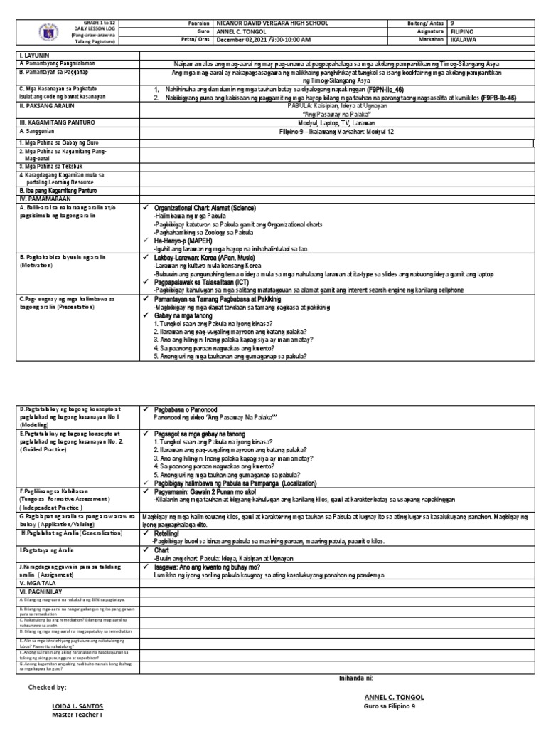 Pabula: Ang Pasaway Na Palaka | PDF