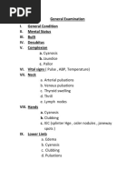 Abdominal Examination Checklist | PDF | Abdomen | Anatomy