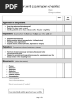 Abdominal Examination Checklist | PDF | Abdomen | Anatomy