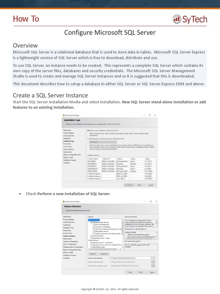 How To: Configure Microsoft SQL Server | Download Free PDF | Microsoft Sql Server | Port ...