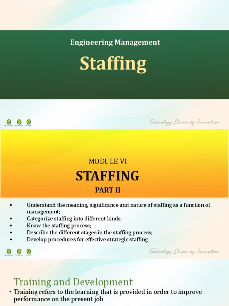 STPPT6 Staffing Par | PDF | Performance Appraisal | Psychology