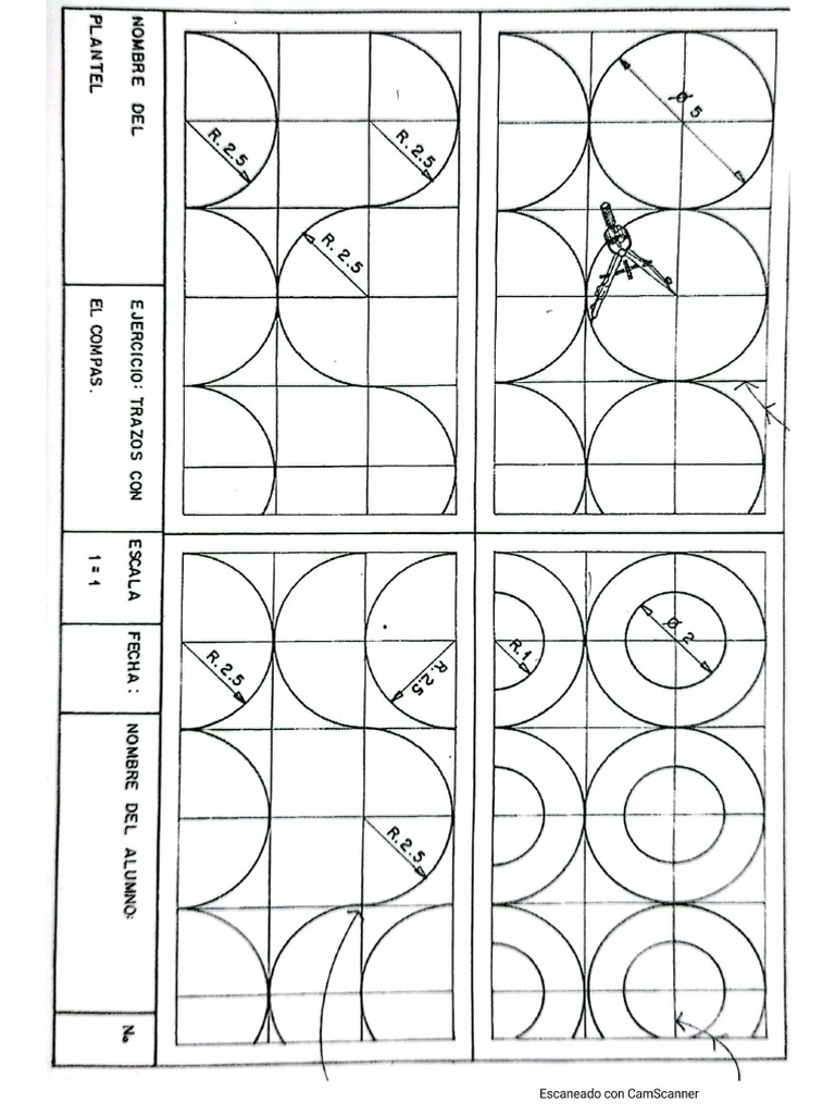 Ejercicio de Compás | PDF