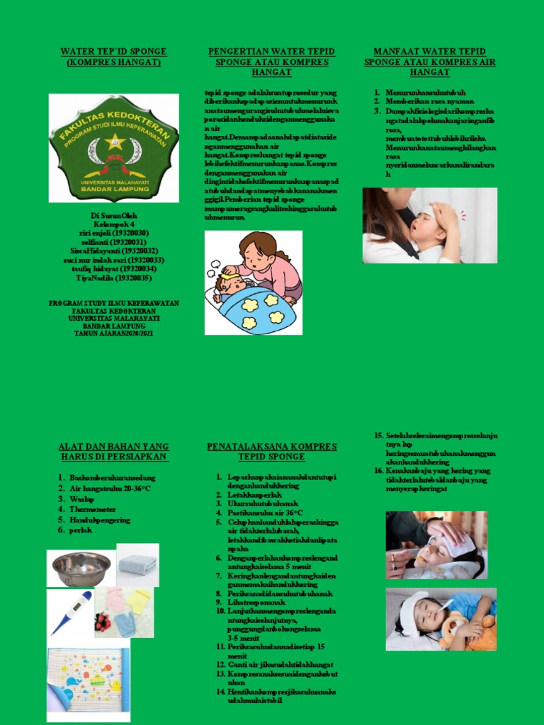 Leaflet Tepid Sponge | PDF