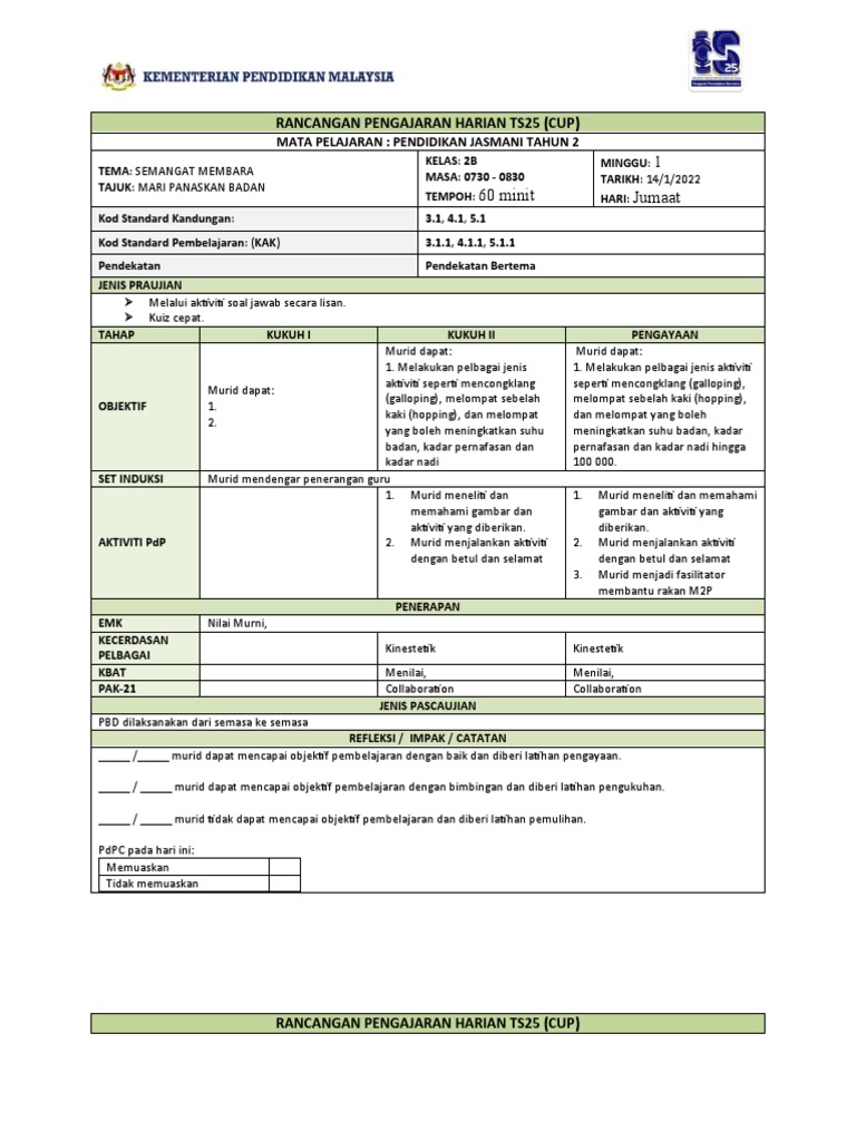 RPH Cup-Pj T2, T4, T5 | PDF