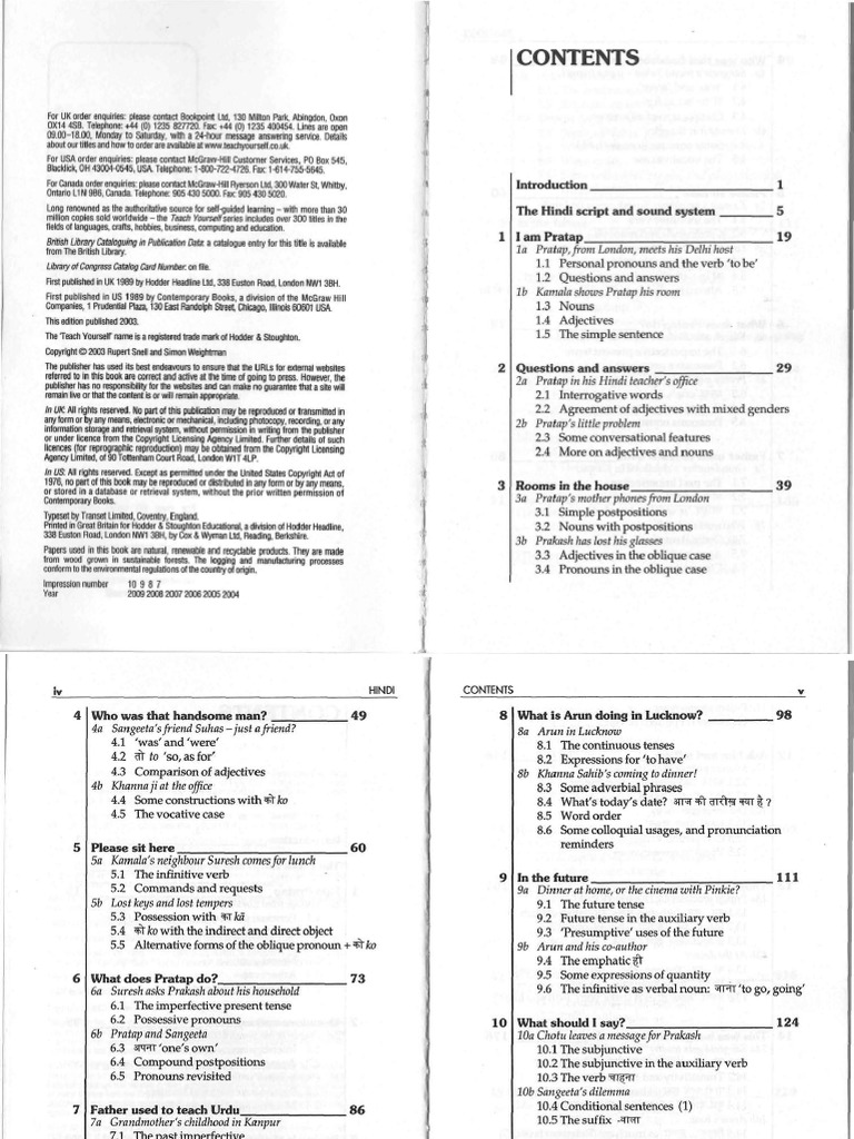 Teach-yourself-Hindi-Rupert Snell, and Simon Weightman | PDF