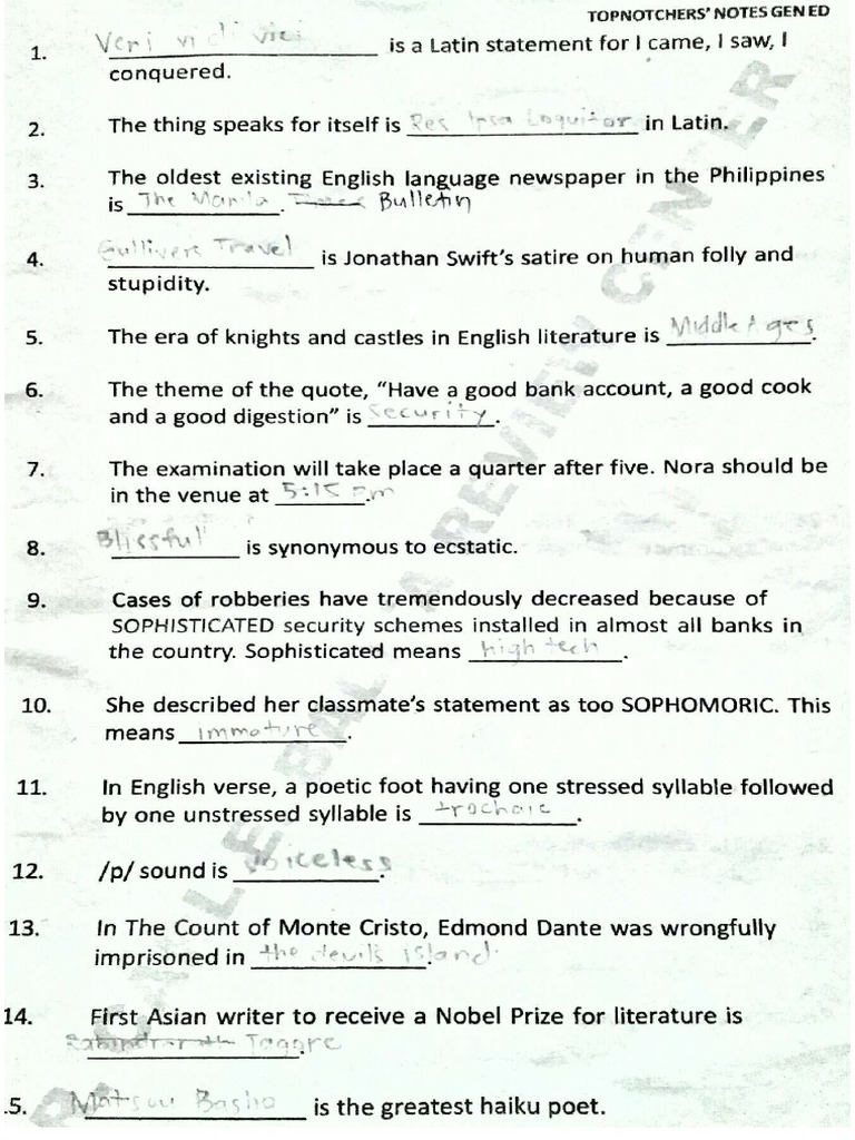 CBRC Top Notes | PDF