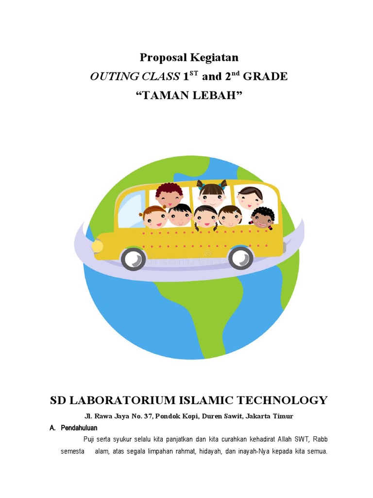 Proposal Outing Class SD Labitech | PDF
