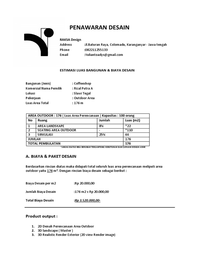 Penawaran Desain | PDF