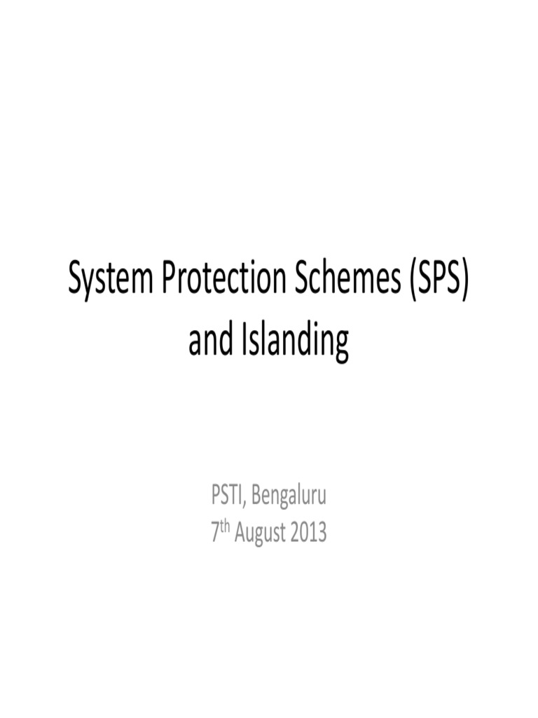 System Protection Schemes Overview | PDF | Reliability Engineering ...