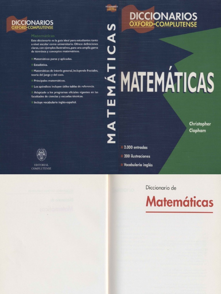 (Clapham, C.) Diccionario de Matemáticas | PDF