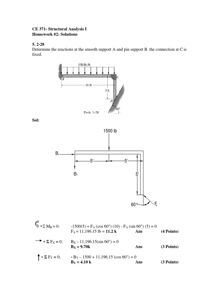 CE 371 HW2 - Solution | PDF | Applied And Interdisciplinary Physics | Mechanical Engineering