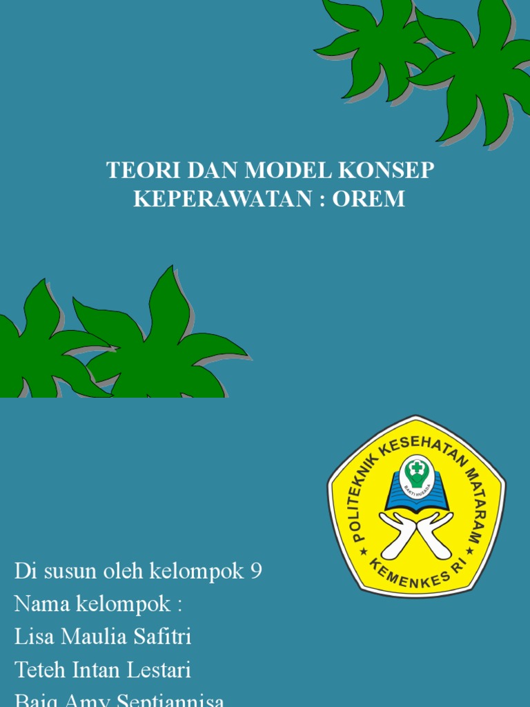 Teori Dan Model Konsep Keperawatan | PDF | Pengembangan Diri | Sains ...