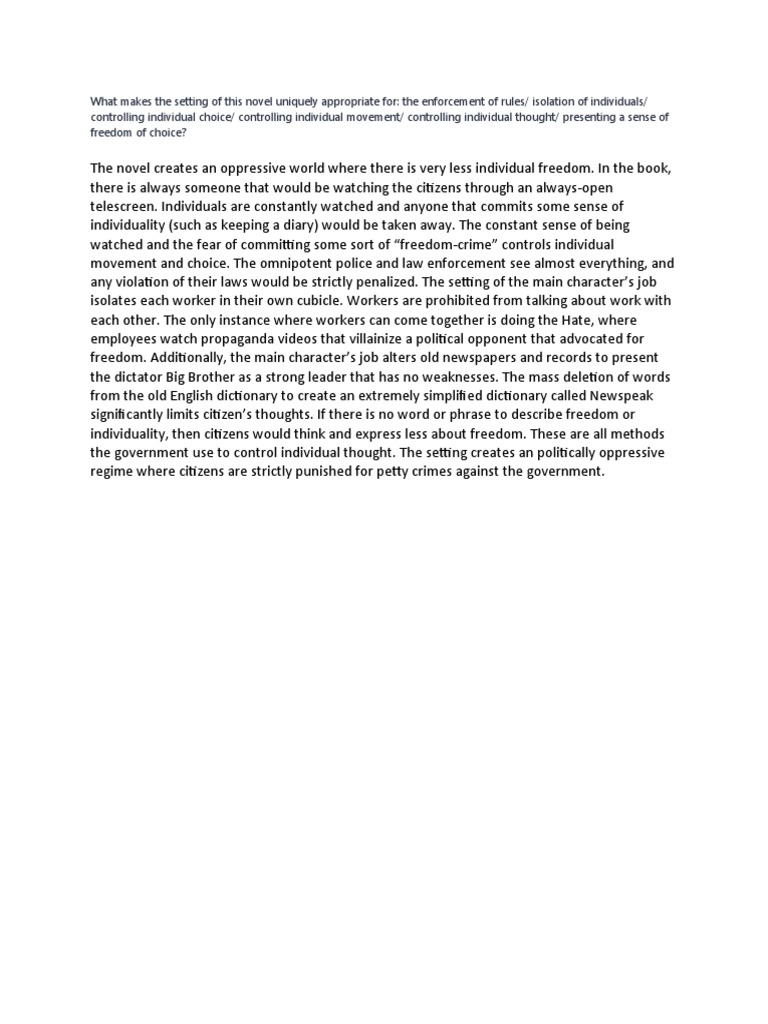 1984 Part 1 | PDF