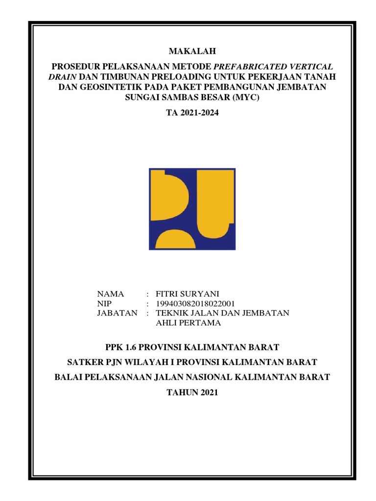 Makalah Pvd-Preloading | PDF