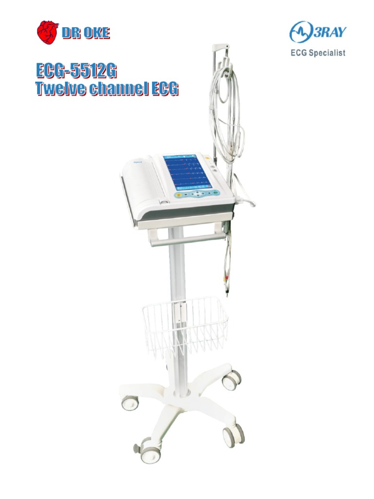 3RAY ECG-5512G ECG MACHINE 12 Channel NEW | PDF | Alternating Current ...