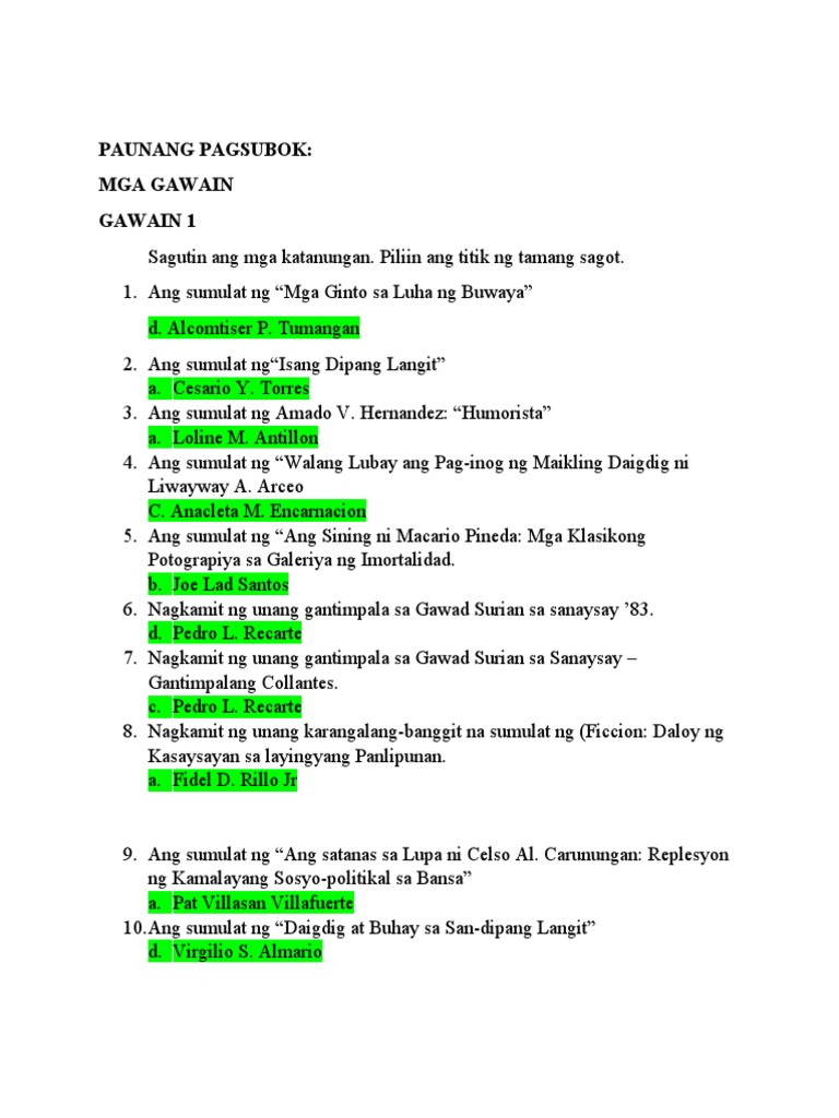 Sanaysay at Talumpati Module 3 | PDF