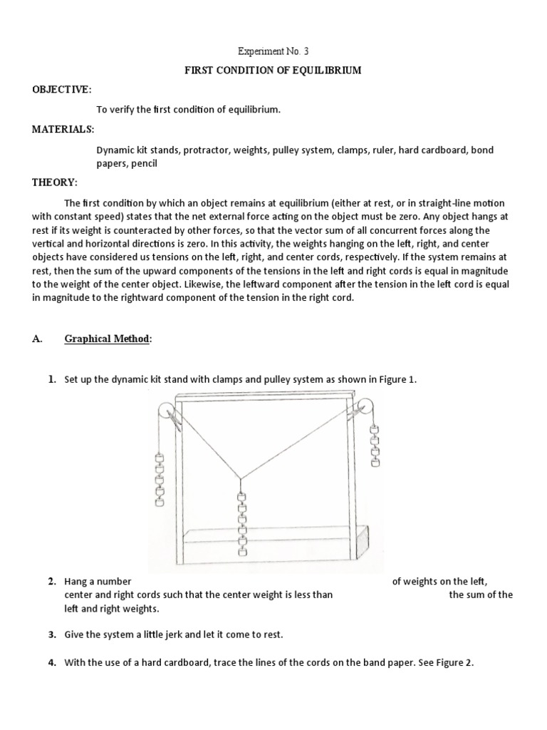 First Condition of Equilibrium | PDF | Force | Euclidean Vector