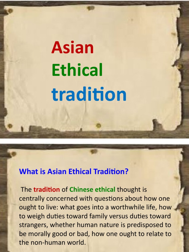 Asian Ethical Tradition | PDF