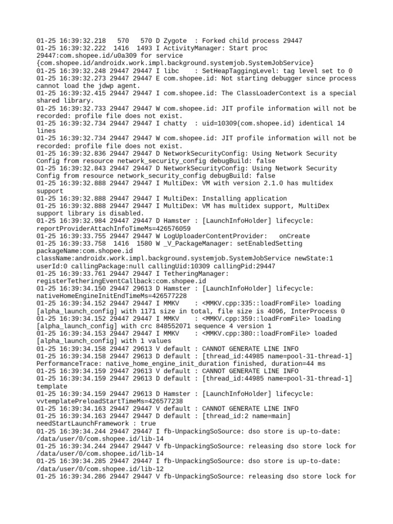 Log | PDF | Method (Computer Programming) | System Software