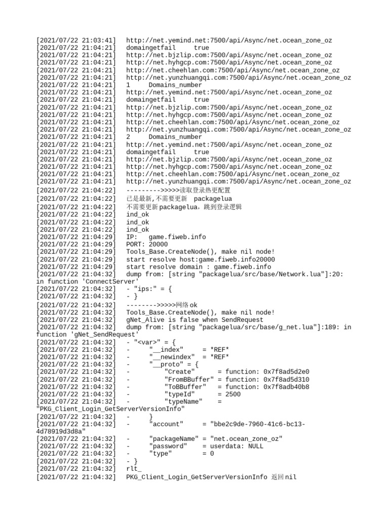 Debugging Failed Login Attempts to a Game Server | PDF | Computer Programming | Computing
