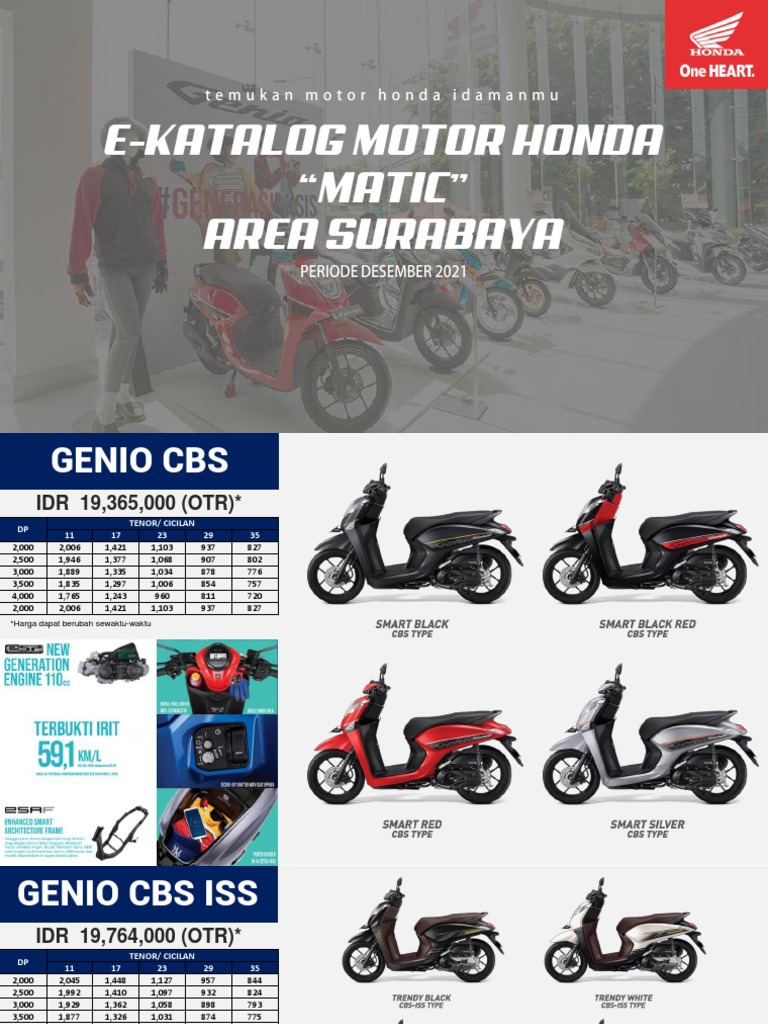 E-Katalog Motor - All Matic - Surabaya | PDF