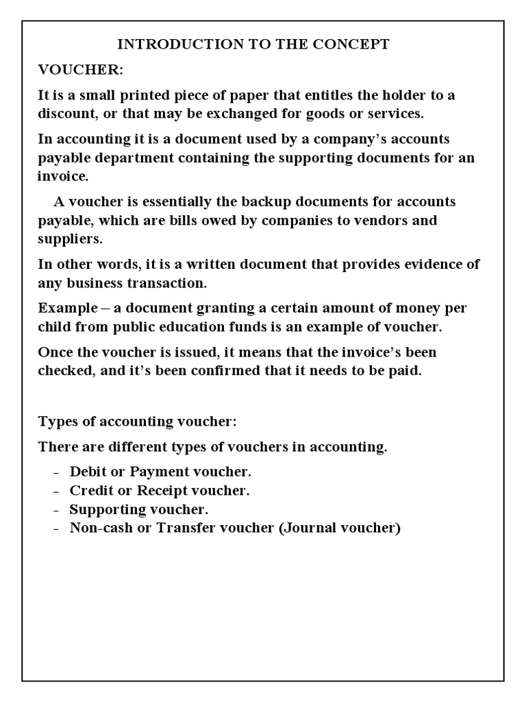Voucher Project | Download Free PDF | Financial Transaction | Voucher