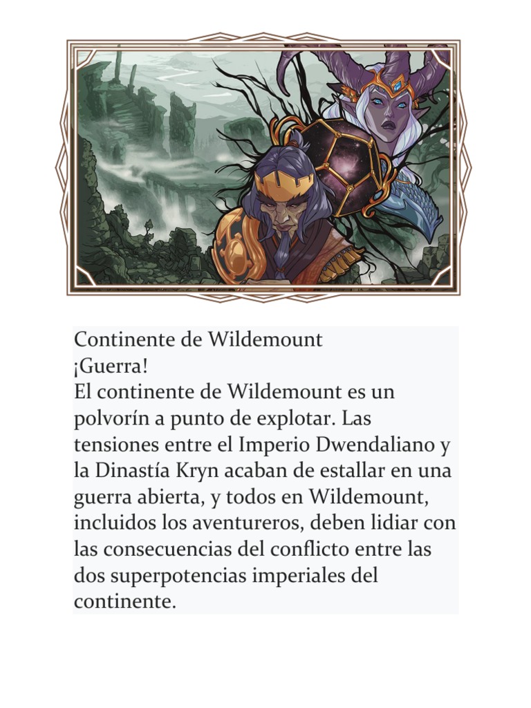 Aventura Wildemount | PDF | imperio Romano | Mercenario