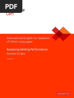 C2 Mastery Writing Task Samples | PDF | Teachers | Test (Assessment)