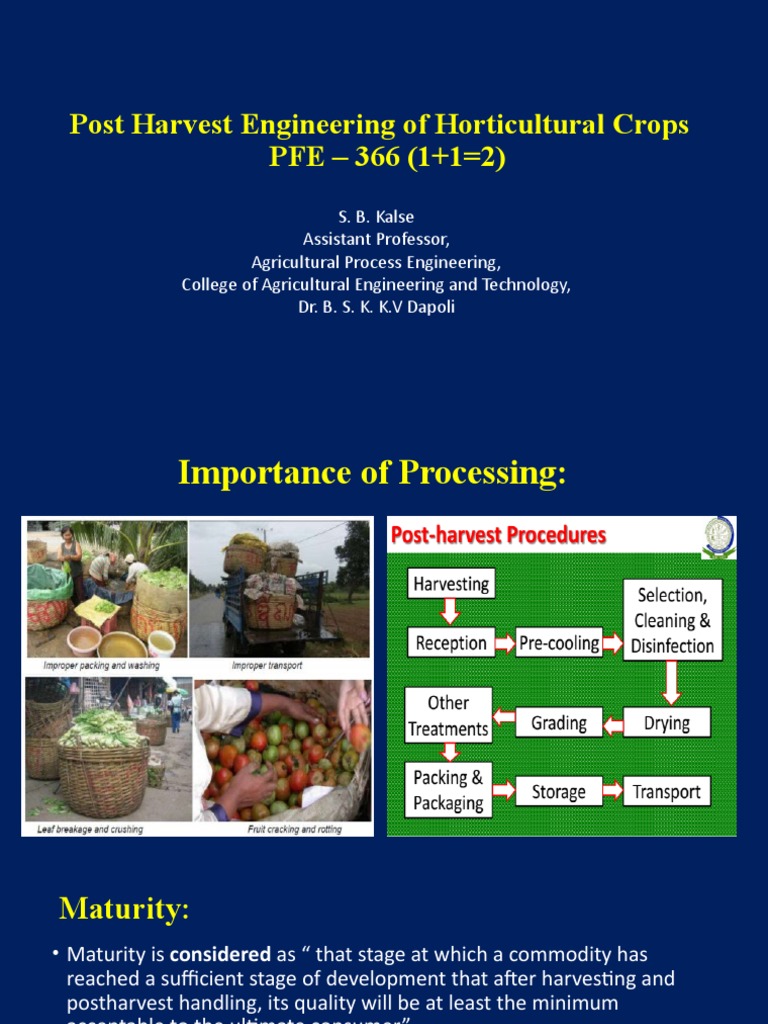 Post Harvest Engineering Techniques | PDF | Wax | Chemical Substances