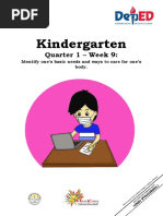Kindergarten: Quarter 1 - Week 9 | PDF
