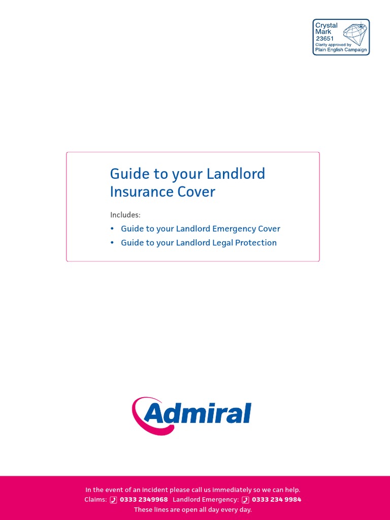 LLA 001 007 Guide To Your Landlord Insurance Cover | PDF | Insurance ...