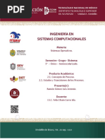 Procesos y Multiprogramación | PDF | Proceso (Computación) | Unidad Central de procesamiento