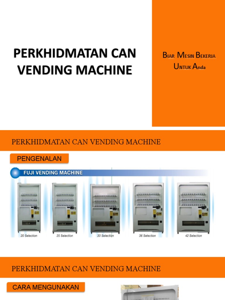 Proposal Can Vending Machine | PDF